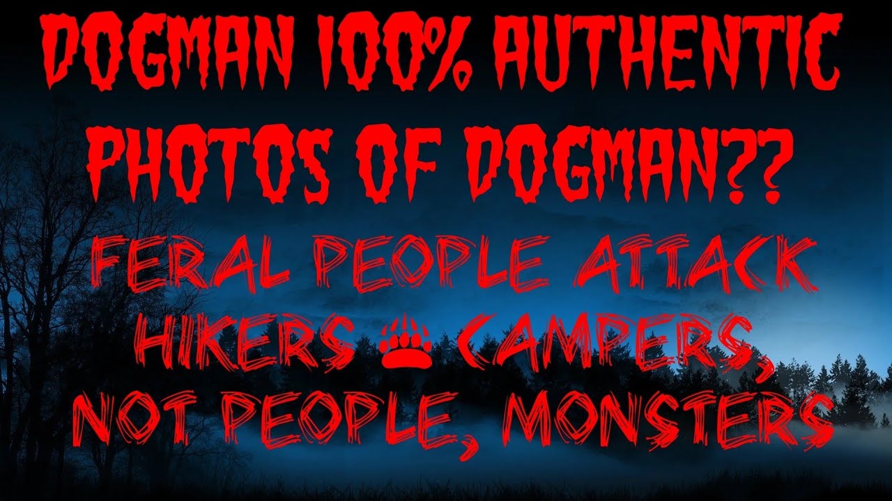 DOGMAN 100% AUTHENTIC PHOTOS OF DOGMAN?? FERAL PEOPLE ATTACK HIKERS ...
