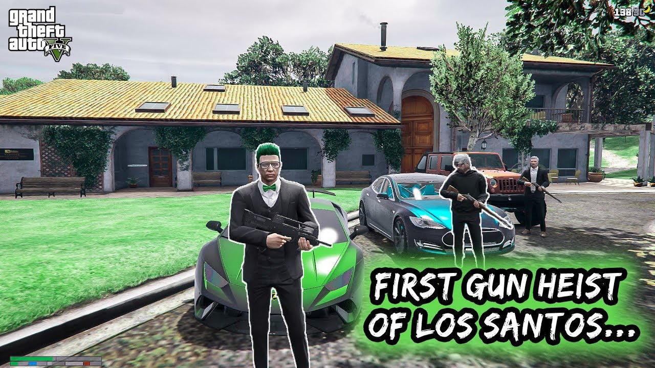 First Gun Heist of GTA V RP Legacy Server || Bullpup Rifle MK II - YouTube