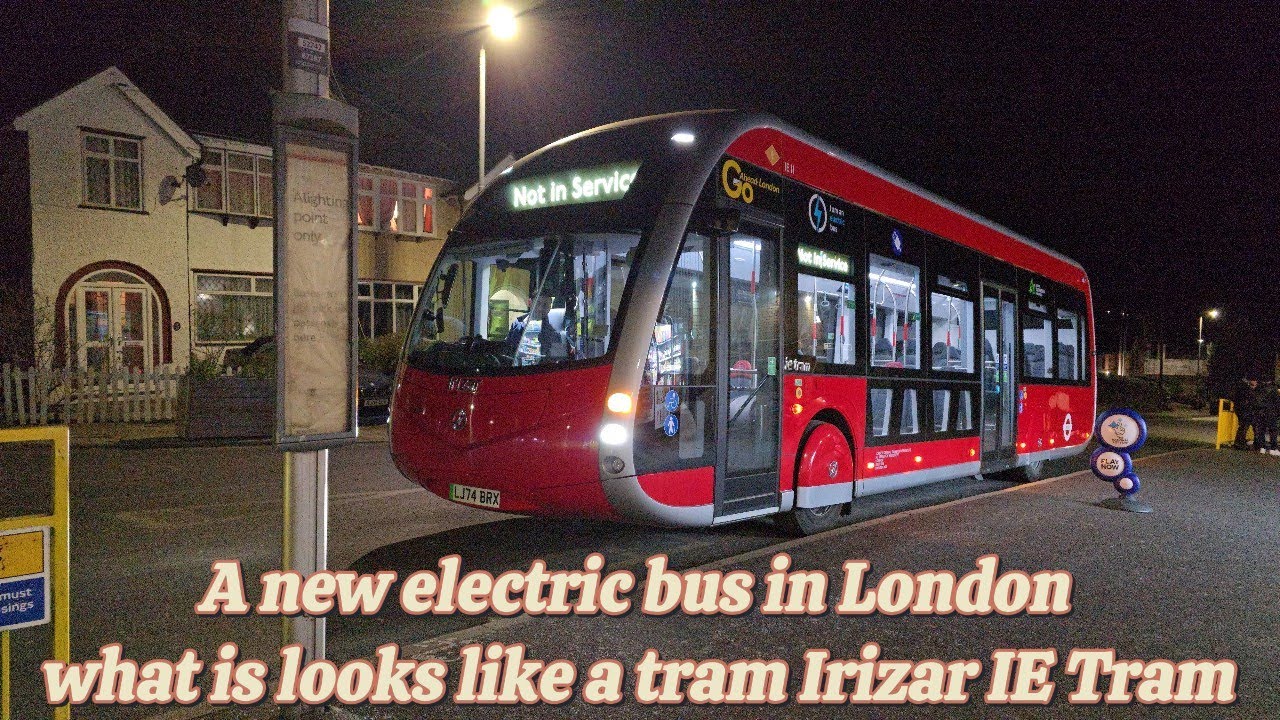Irizar IE Tram bus at London line 358 - YouTube