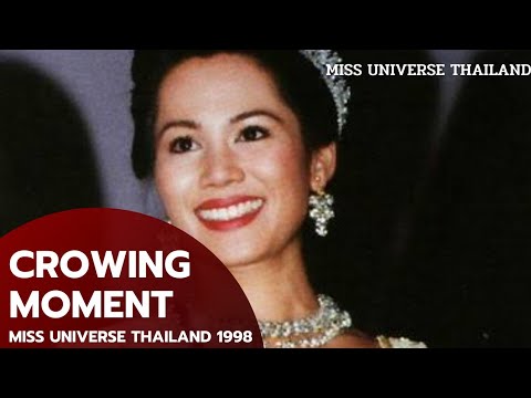 MISS UNIVERSE THAILAND 1998 : Crowing Moment - Chalida Thaochalee - YouTube