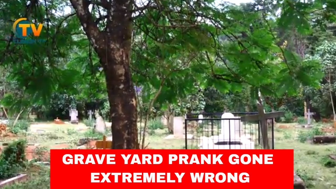 Aggressively GRAVE YARD PRANK GONE EXTREMELY WRONG! (MUST WATCH) WANGWANA PRANKS - YouTube