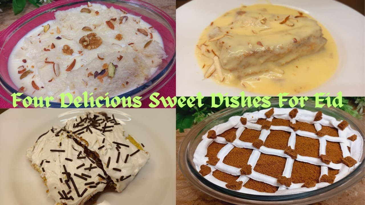 4 Easy Sweet Dish Recipes for Eid By Food Secrets with Saliha | Eid ...