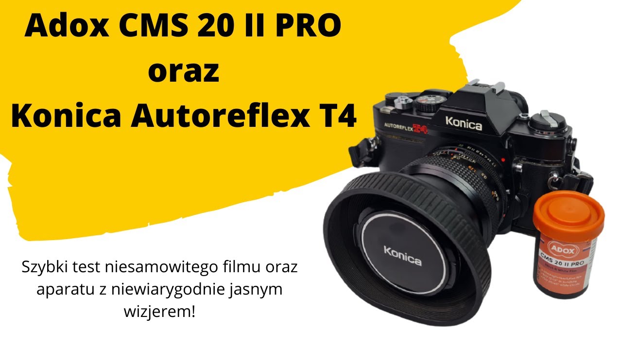 Adox CMS 20 II PRO i Konica T4 szybki test. - YouTube