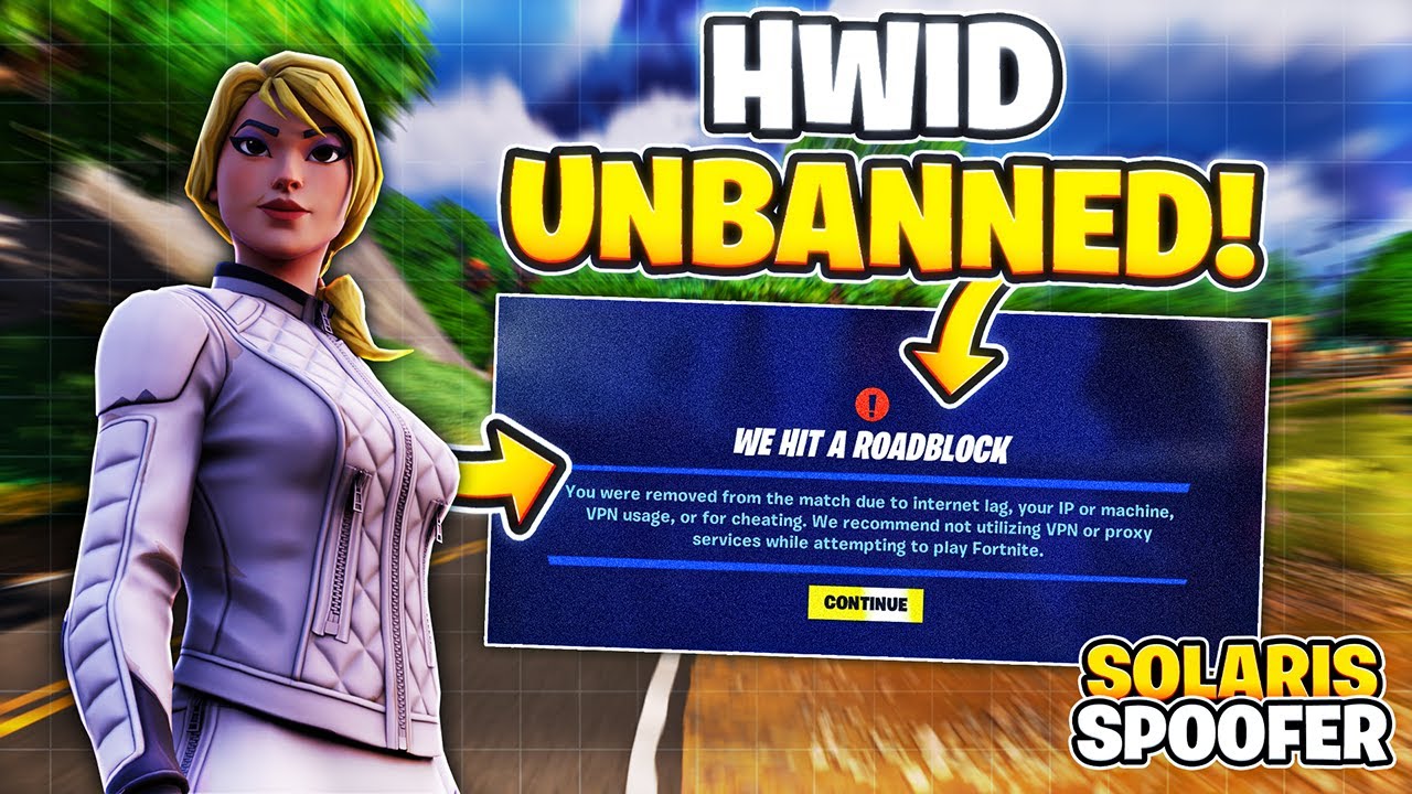 Fortnite HWID Spoofer Tutorial 2025 | How To Remove A Hardware Ban ...