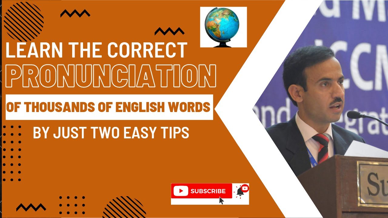Eng. 5 || Learn the PRONUNCIATION of thousands of English words by JUST ...
