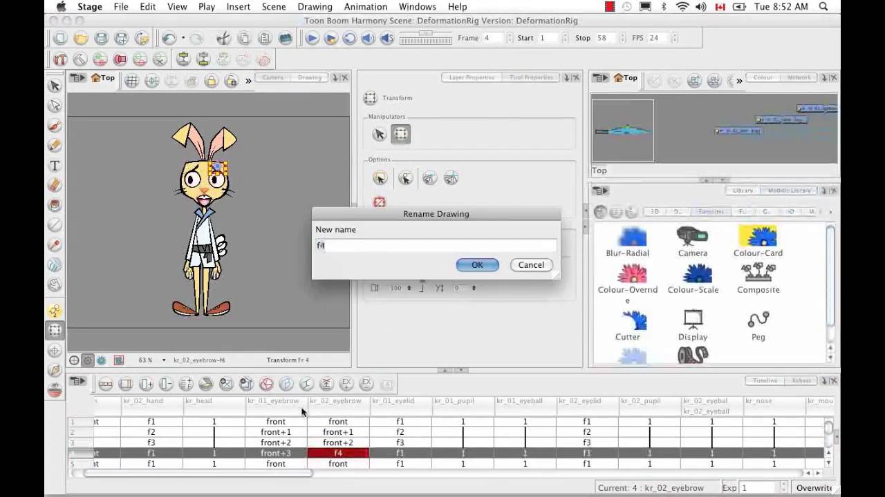Toon Boom - Creating a Full Character Turnaround Deformation Rig in ...
