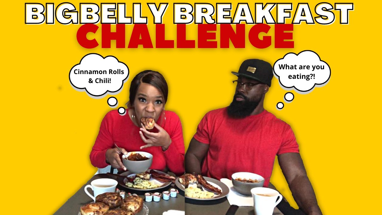 BIGBELLY BREAKFAST CHALLENGE CREATED BY @BigBelly Bob! I CINNAMON ROLLS ...