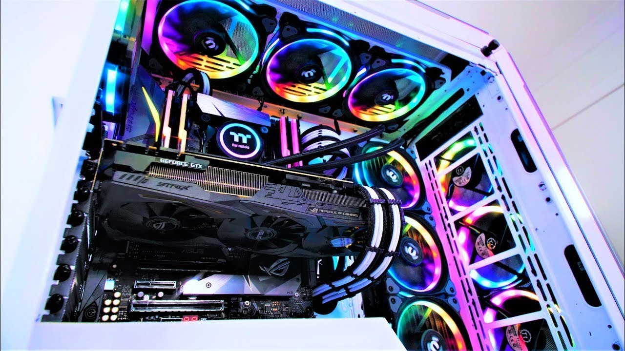 The ULTIMATE $6000 RGB Gaming PC Build - Time Lapse 2018 - YouTube