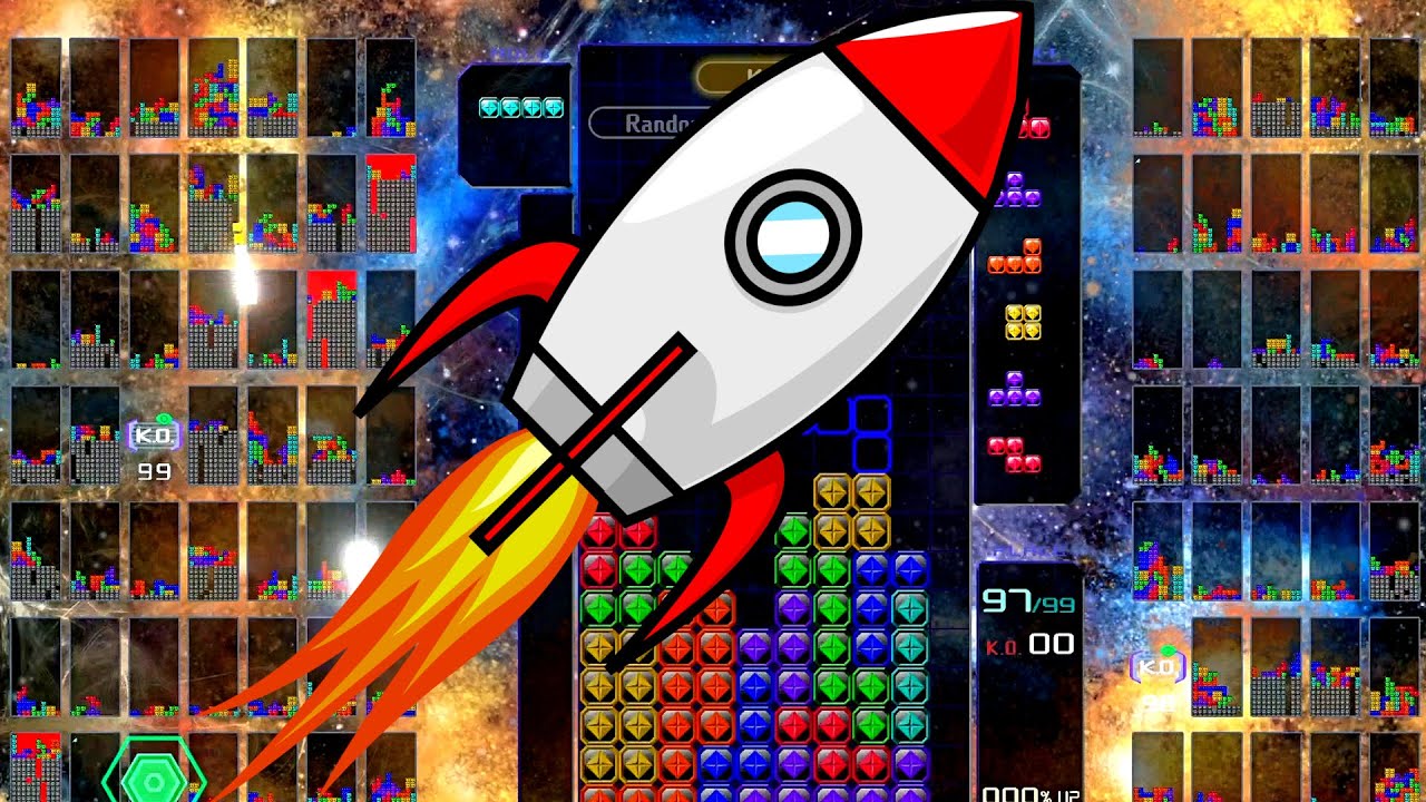 Tetris 99 Battle Royale ⚔️ Galaxy Design + All Themes & Win - YouTube