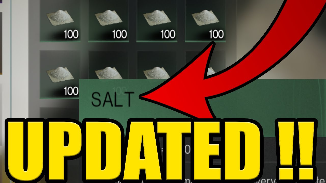 ONCE HUMAN HOW to GET SALT UPDATED - YouTube