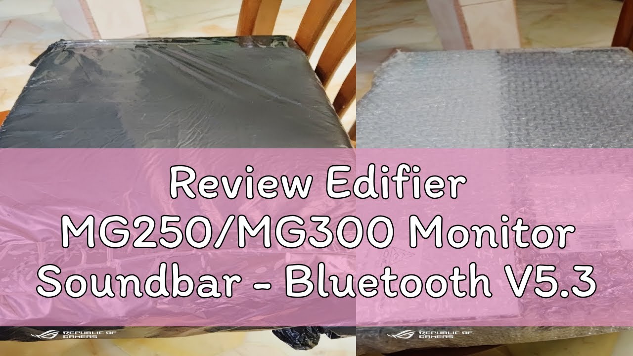 Review Edifier MG250/MG300 Monitor Soundbar - Bluetooth V5.3 | RGB ...
