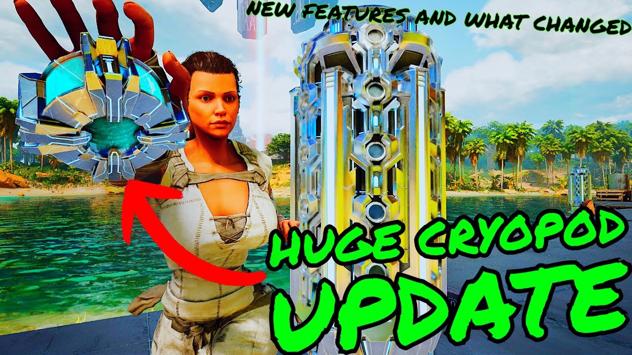 Huge CRYOPOD UPDATE in Ark Survival Ascended!! How they changed! HUGE ...