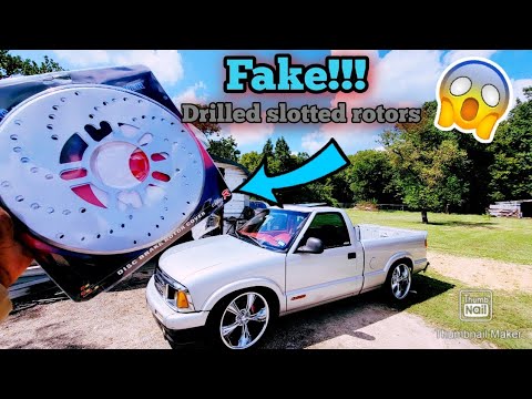 Fake!!! Disc brake rotor cover Installed on my chevy s10... - YouTube