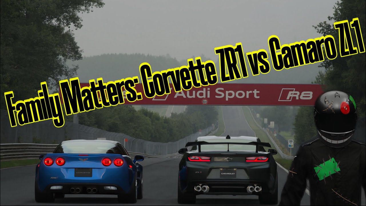GT7 Nürburgring Time Attack Showdown: Corvette ZR1 (C6) vs Camaro ZL1 ...