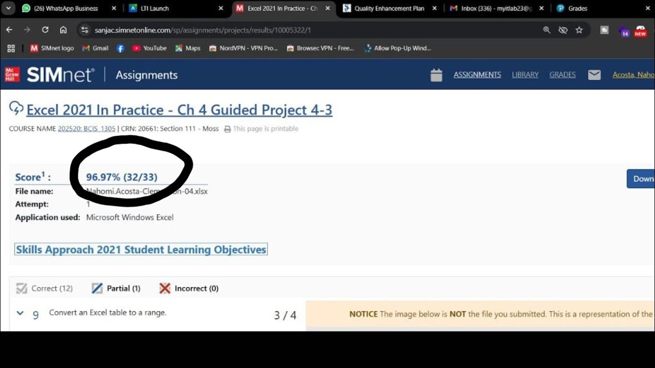 Excel 2021 In Practice - Ch 4 GUIDED PROJECT 4-3 | Excel 2024 Chapter 4 ...
