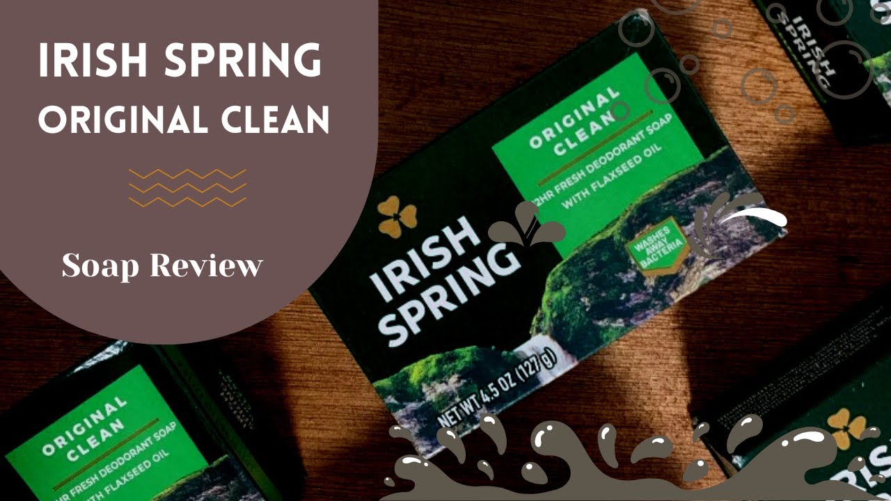 Irish Spring Original Clean Soap || short Review - YouTube