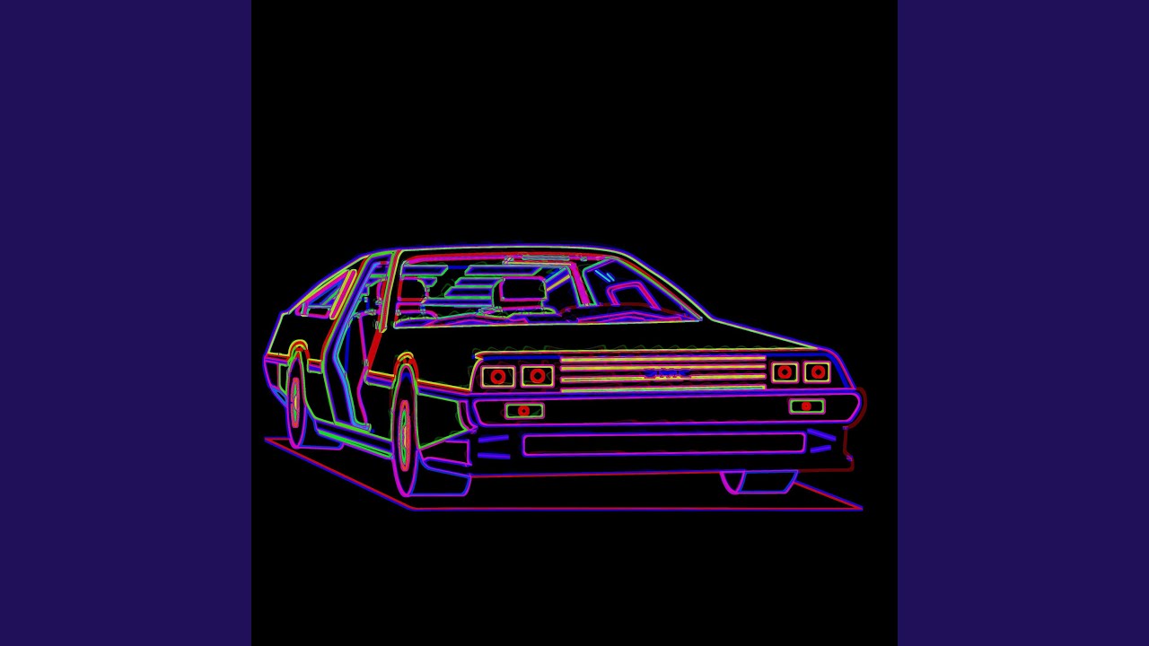 Neon Delorean - YouTube