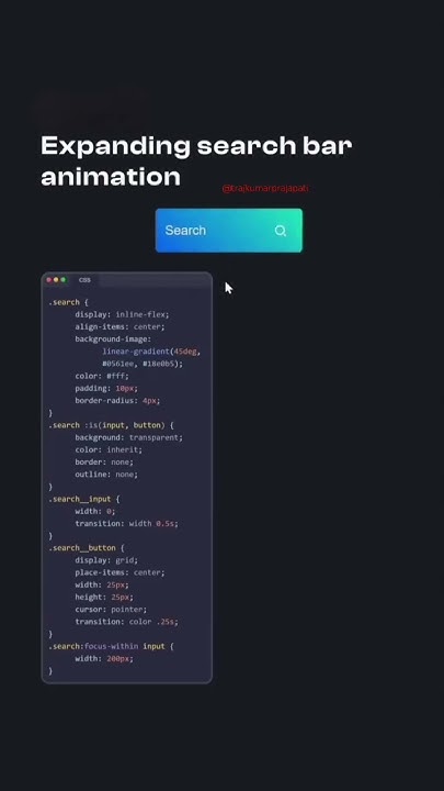 Amazing Search button using HTML CSS #button #btn #coding #programming - YouTube