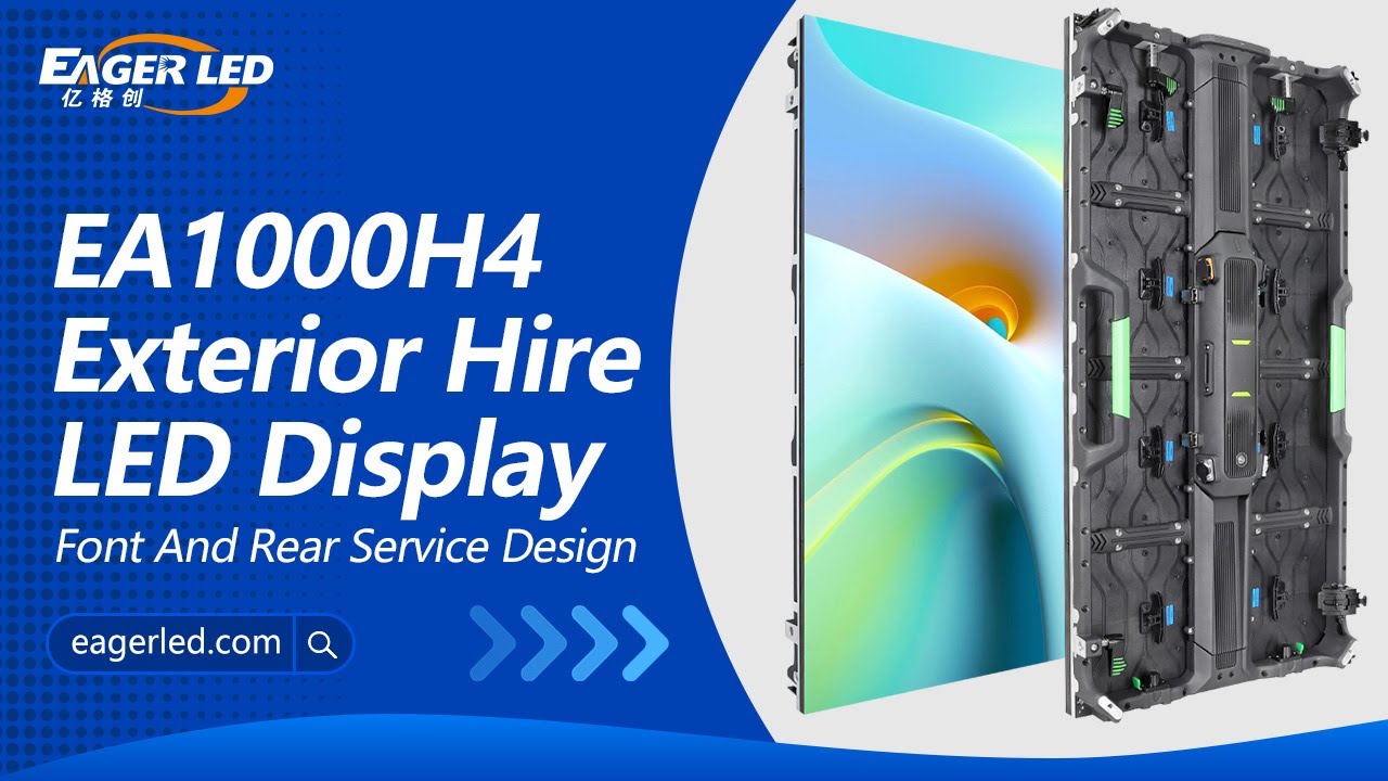 Exterior Hire LED Display Front And Rear Service LED Screen EA1000C4 丨 ...