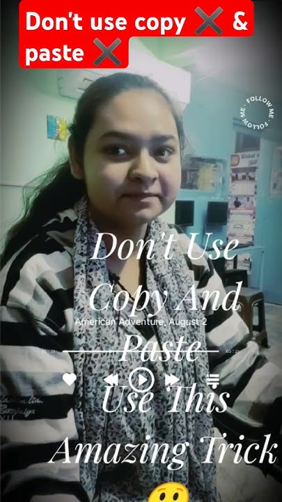 Don't use copy ️and paste use this amazing trick 💯#trending #excel #video #tally #shorts #shorts ...