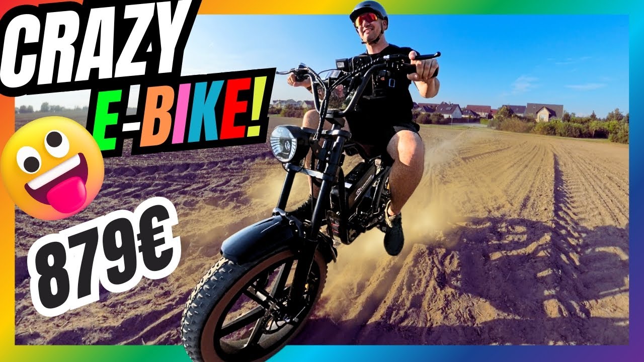 CRAZY E-BIKE für 879€ 😲 Dieses E-Bike sieht aus wie ein Moped und geht ...
