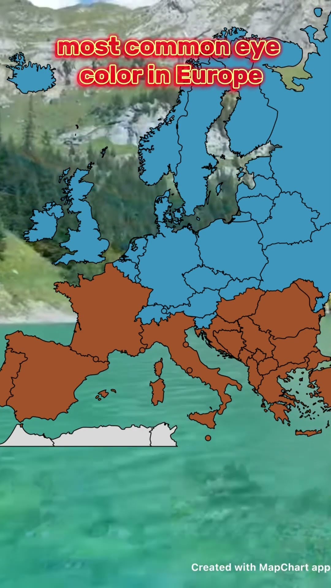 most common eye color in europe - YouTube
