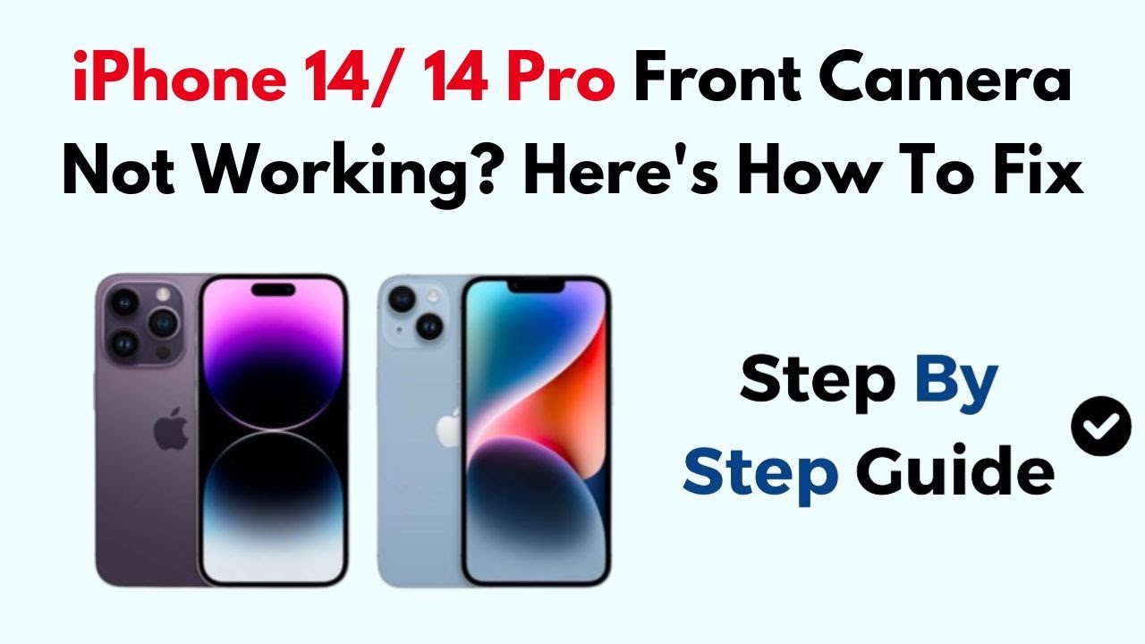 iPhone 14/ 14 Pro Front Camera Not Working? Here's How To Fix - YouTube
