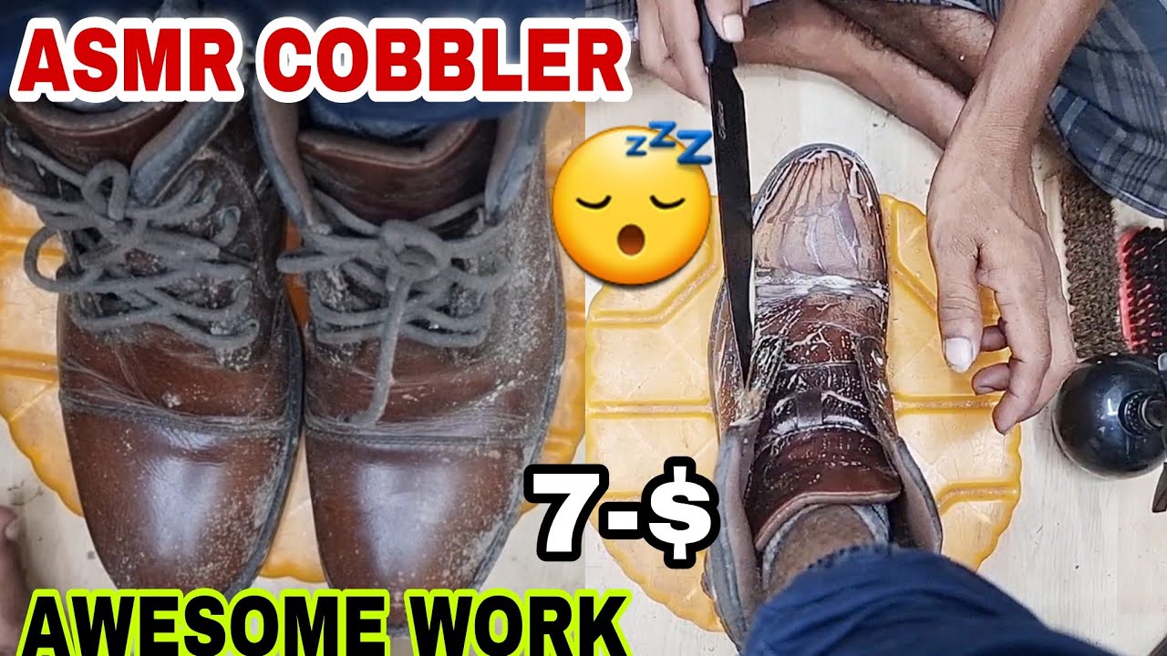 Indian Cobbler,Good Boot Polish And Cleaning By Good Cobbler AWESOME ...