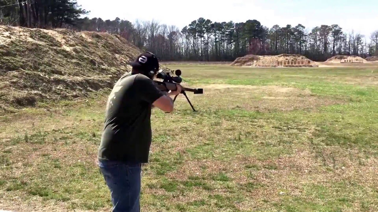 Shooting my Barrett M99a1 freehand. - YouTube