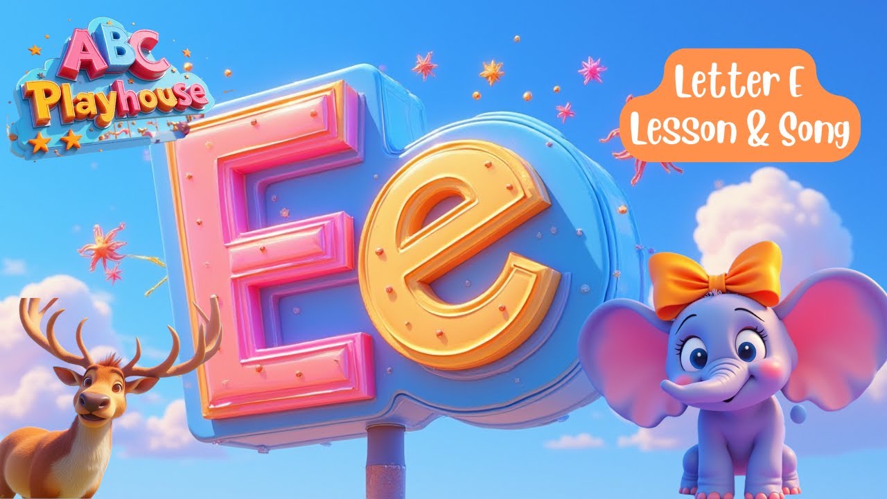 Letter E Lesson and Phonics Song for Little Learners | ABC Playhouse ...