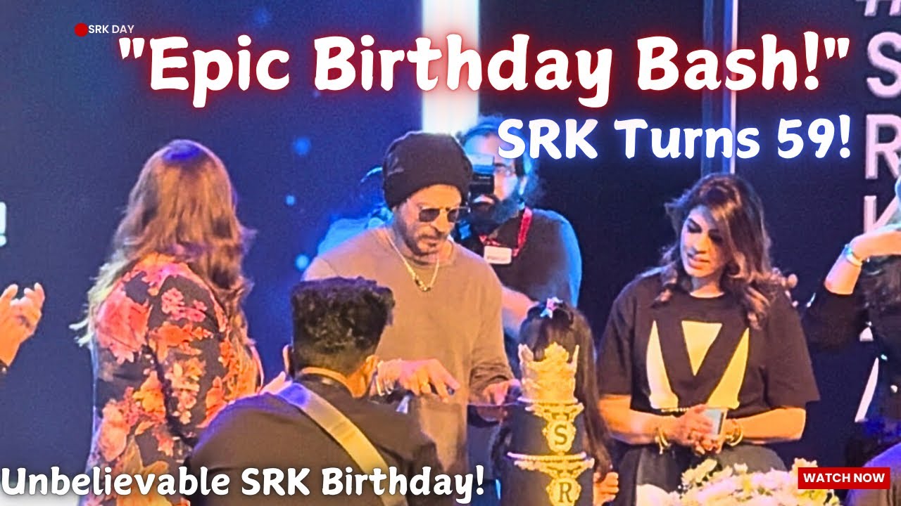 SRK 59th Birthday Celebration 2024 | Shah Rukh Khan Birthday Event ...