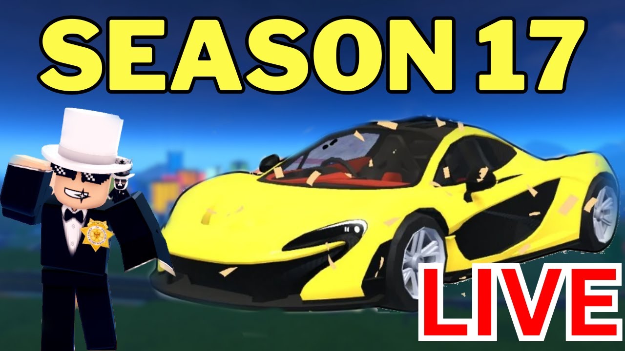 LIVE Jailbreak Season 17 HYPE | Live Roblox Jailbreak - YouTube