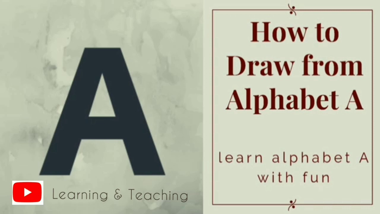 How to Draw from Alphabet #A #shorts #shorts #viral #trending #popular ...