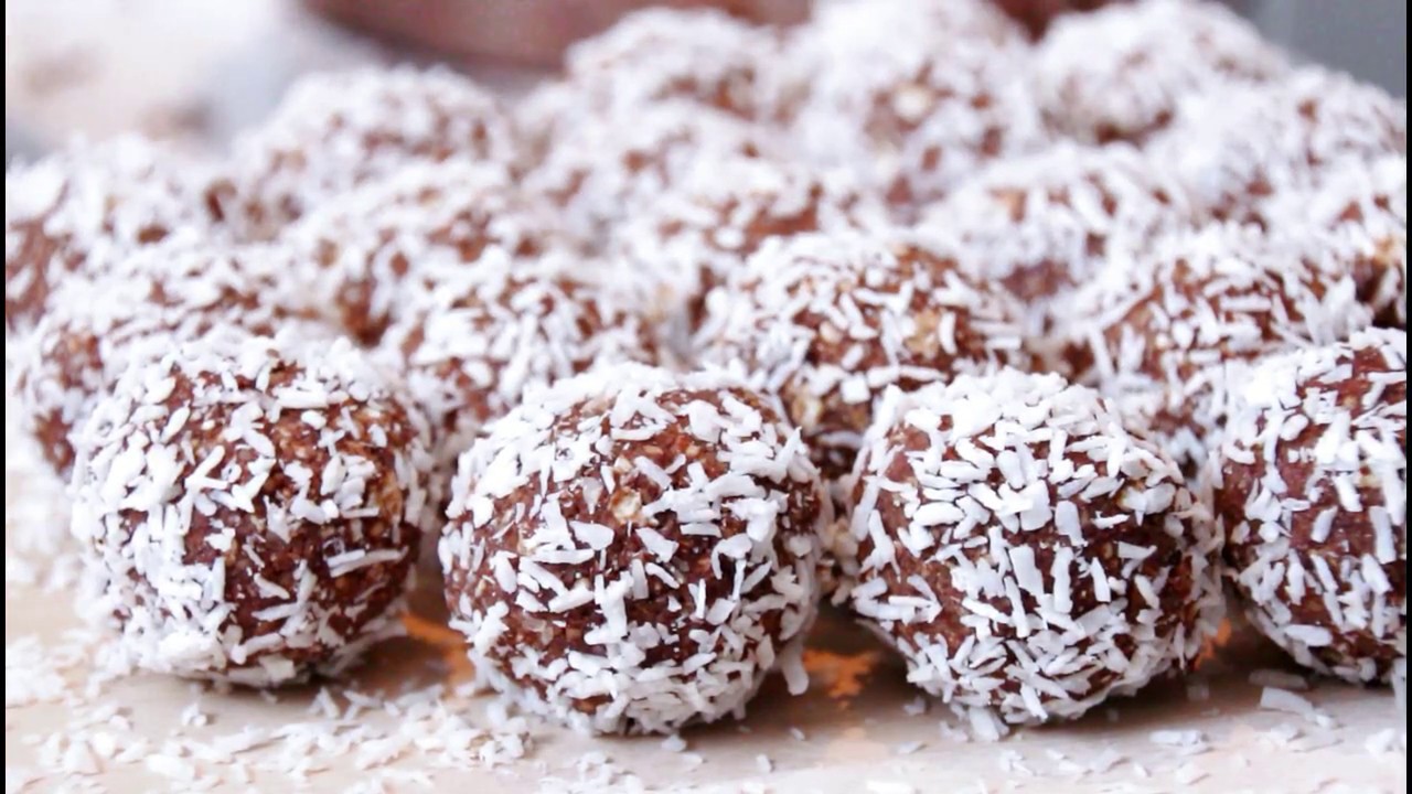 VEGAN NUTELLA COOKIE BALLS - YouTube
