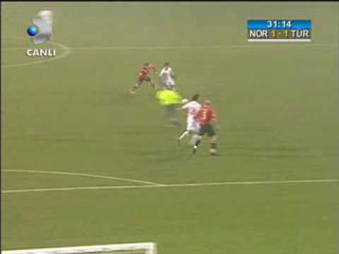 Norveç - Türkiye 17.11.2007 Emre Belözoglu Turkiye 1-1