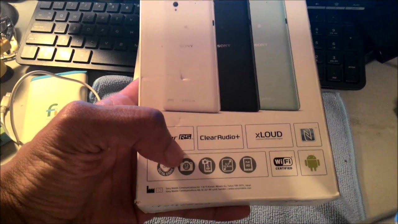 Sony Xperia C4 Unboxing and Setup - YouTube