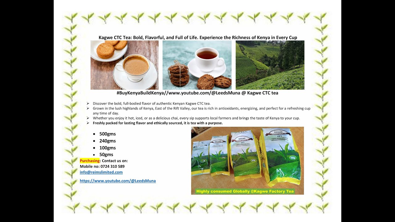 Why Drink Kagwe CTC Tea, a Top Choice for Tea Enthusiasts! - YouTube