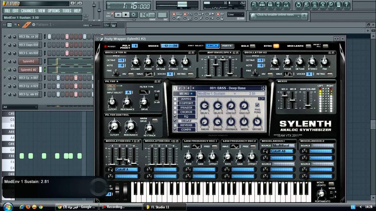 Fl studio- How to make a trance bassline - YouTube