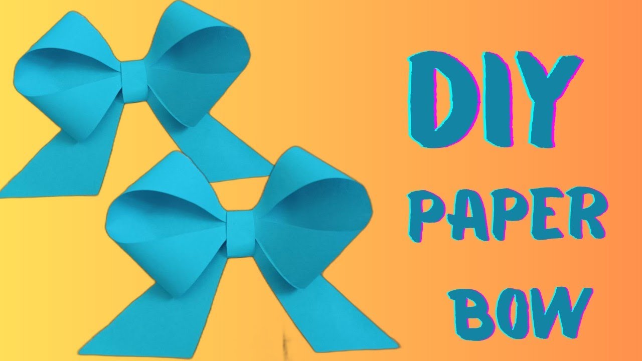 Paper Bow Gift Topper/ Gift Wrapping/ DIY/ Қағаздан бант / Бант Из ...