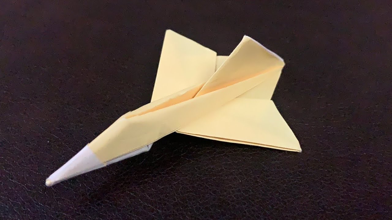 Origami Fighter jet Spadewing jet showcase by Jayson Merrill and test ...