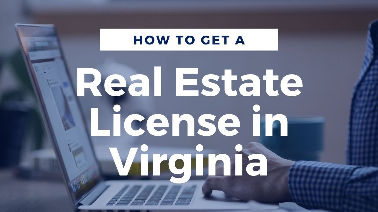 How To Get A Real Estate License in Virginia - YouTube