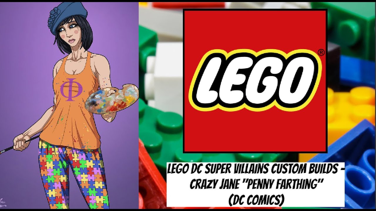 LEGO DC Super Villains Custom Builds - Crazy Jane "Penny Farthing" (DC ...
