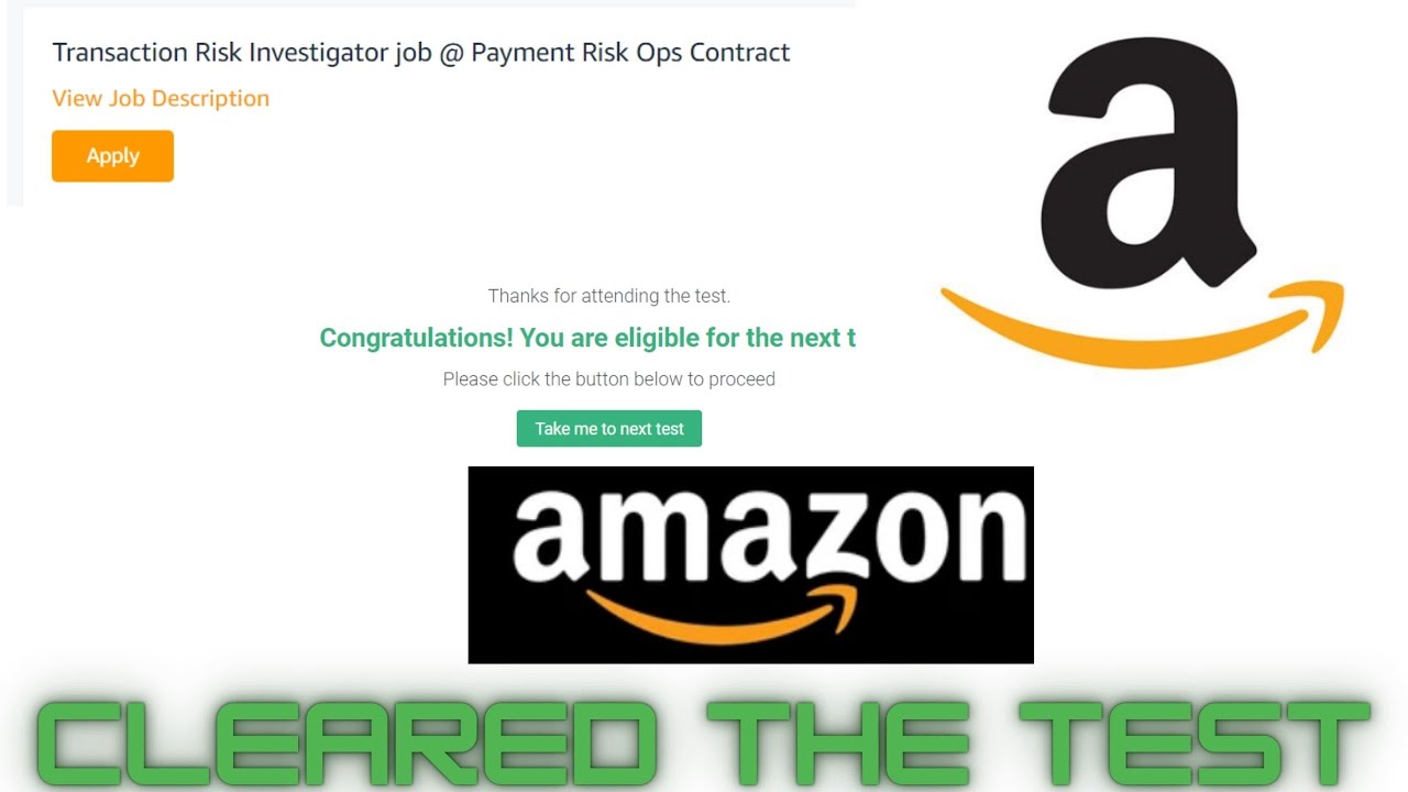 Amazon Payment Risk Operation | Amazon Hire Pro Assessment | Test and ...
