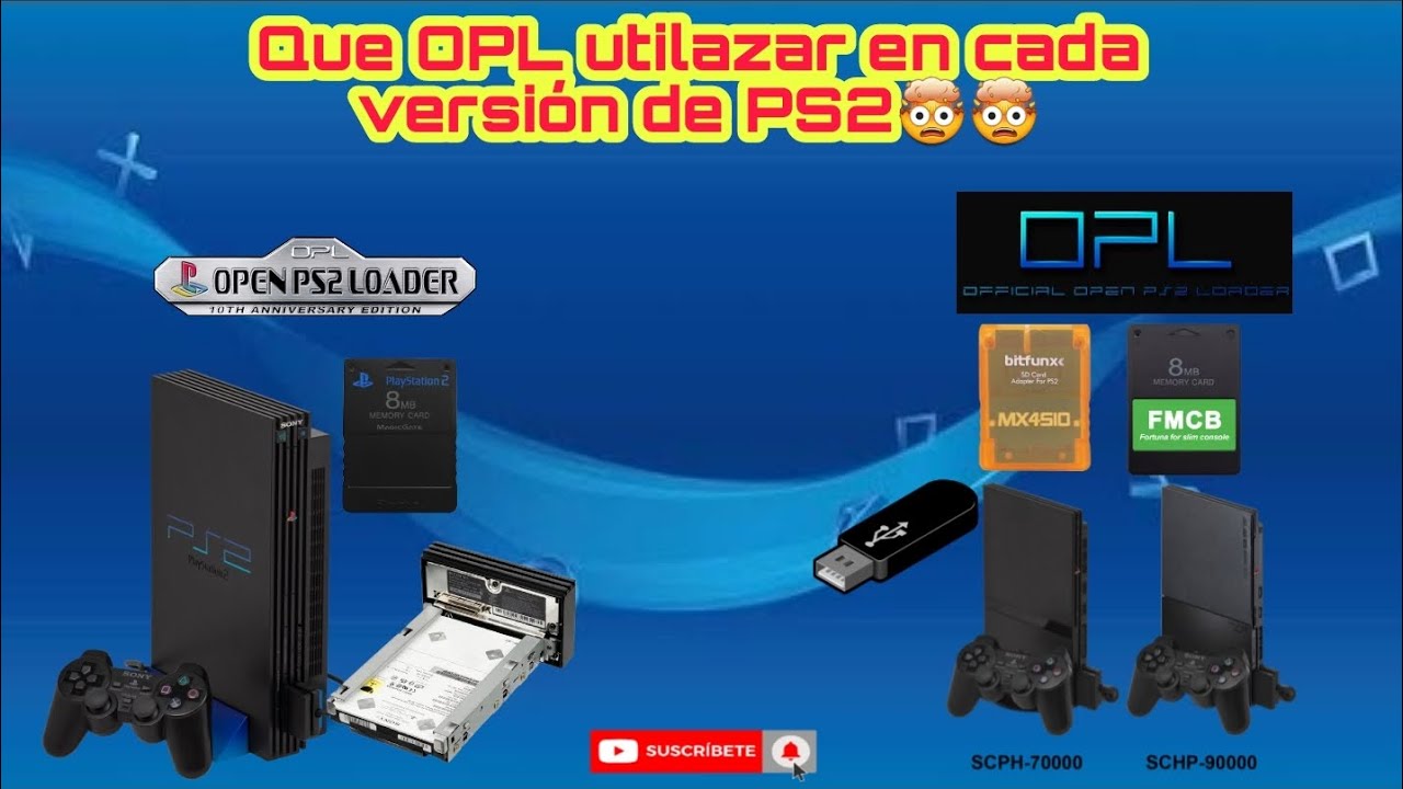Que OPL utilizar en cada versión de Playstation 2 🤯🤯🤯 - YouTube