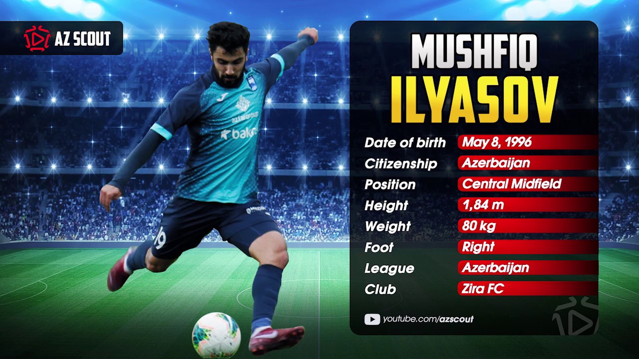 Mushfiq Ilyasov Zira FC Midfielder 2019 HD by Az Scout - YouTube
