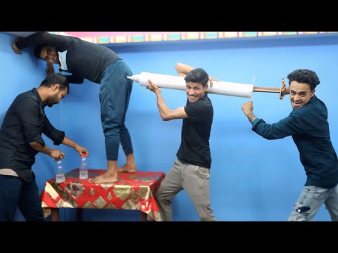 Bottle flip hand stand fun injection punishment I Sui wala injection funny Video I Sui Wala