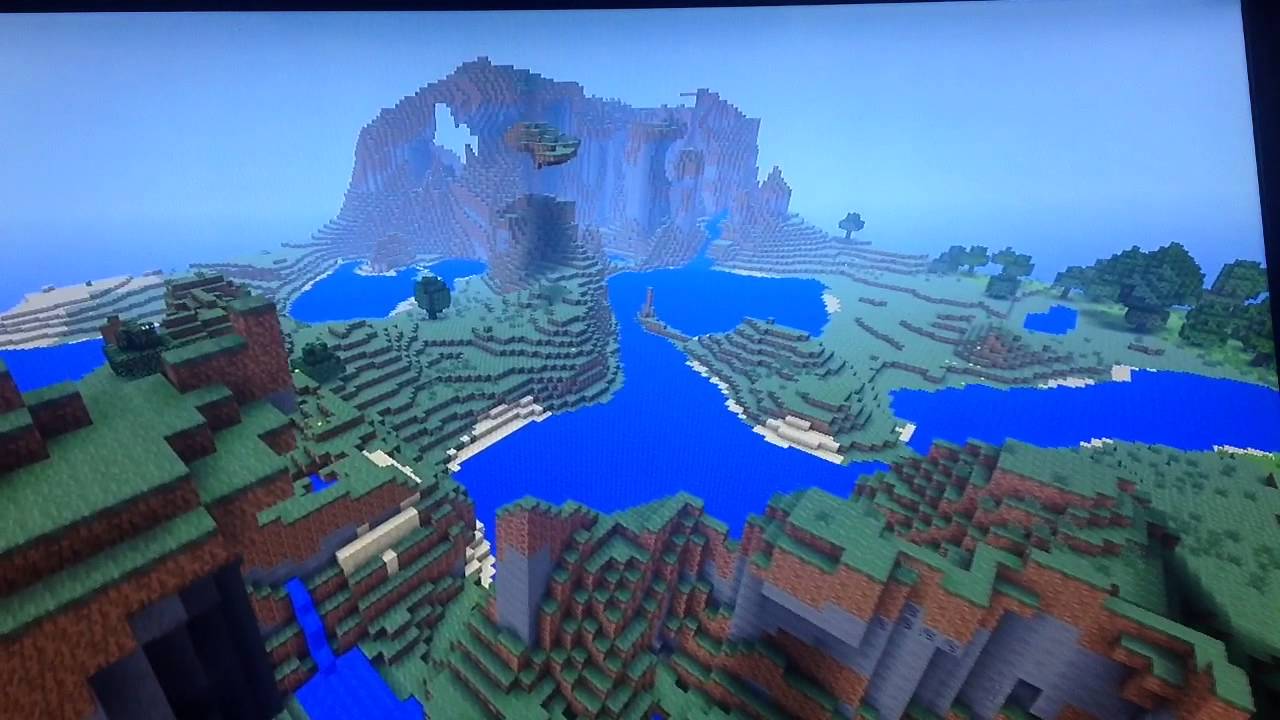 Minecraft Birds Eye View - YouTube