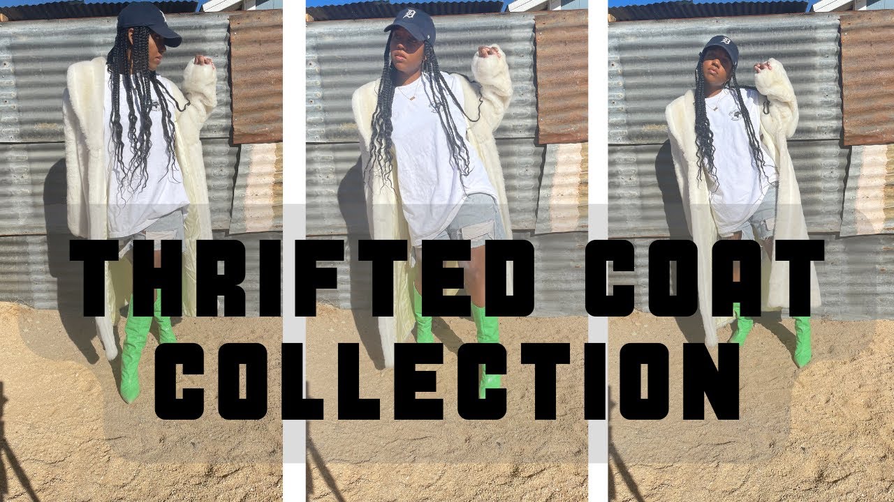 My Thrifted Coat Collection + Try On - YouTube