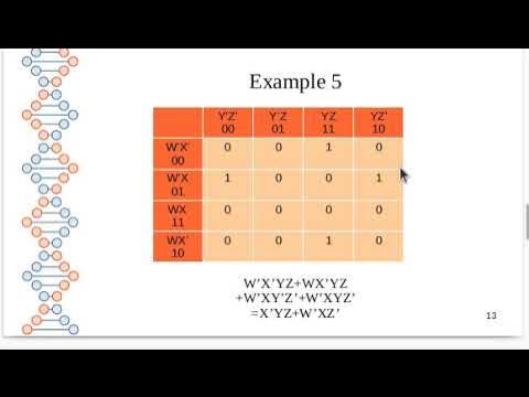 Minimization of Boolean Expression using K-map in bengali - YouTube