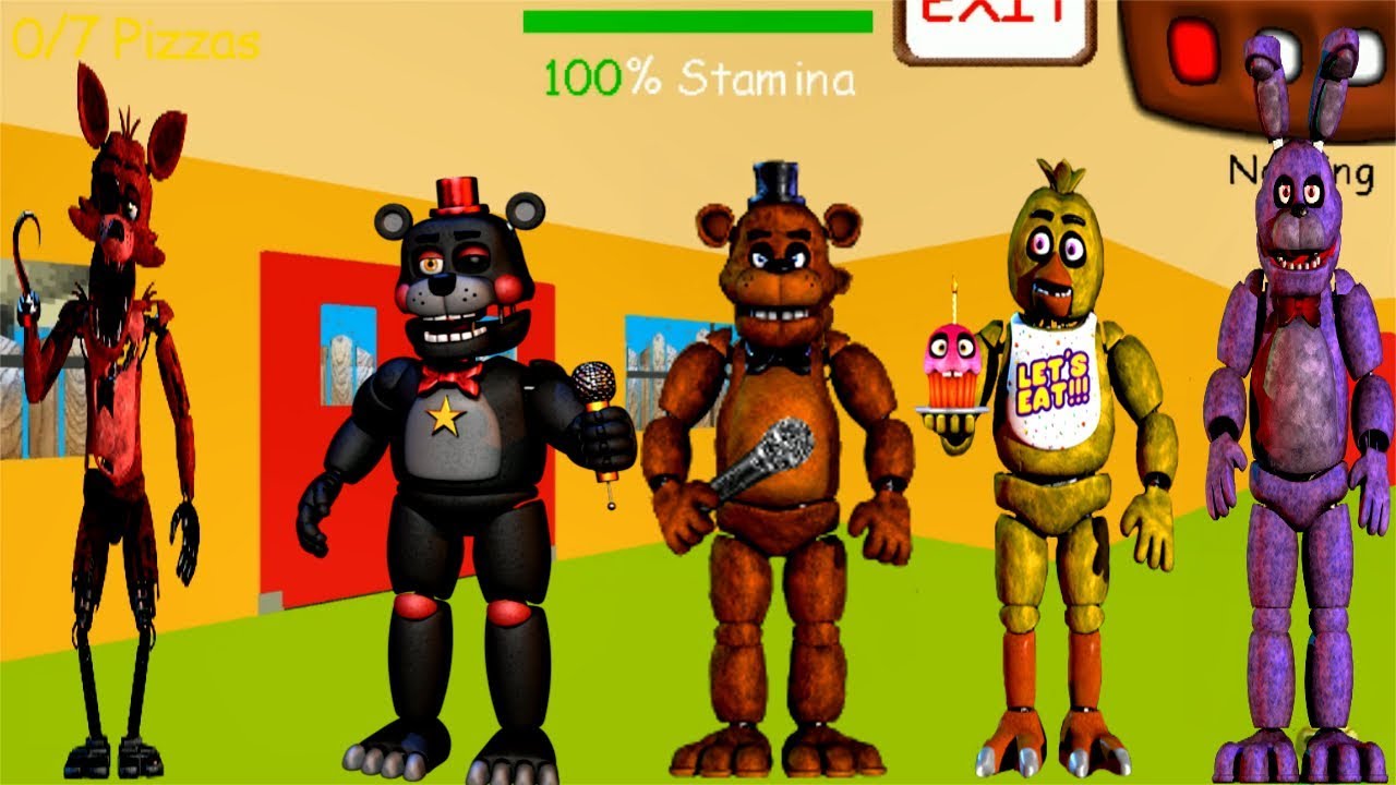 Freddy's Basics in Horror and Pizza V2 Port - Baldi's Basics V1.4.3 Mod ...